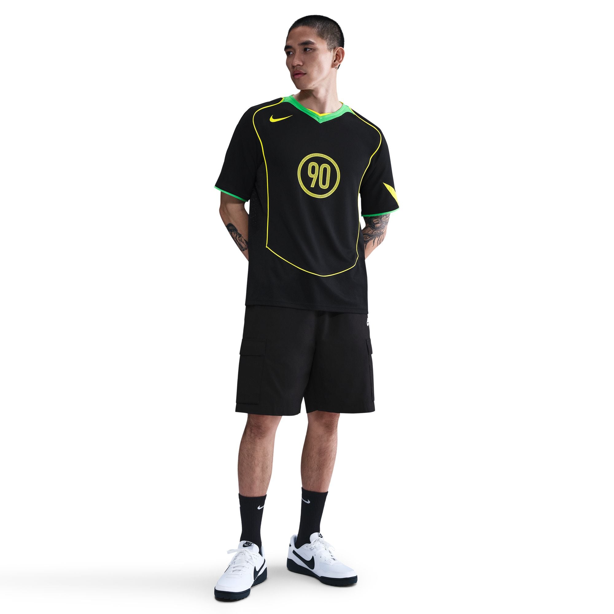 NIKE TOTAL 90 DRI FIT SOCCER JERSEY IB4208-010 - BLACK – Dipt® Kicks