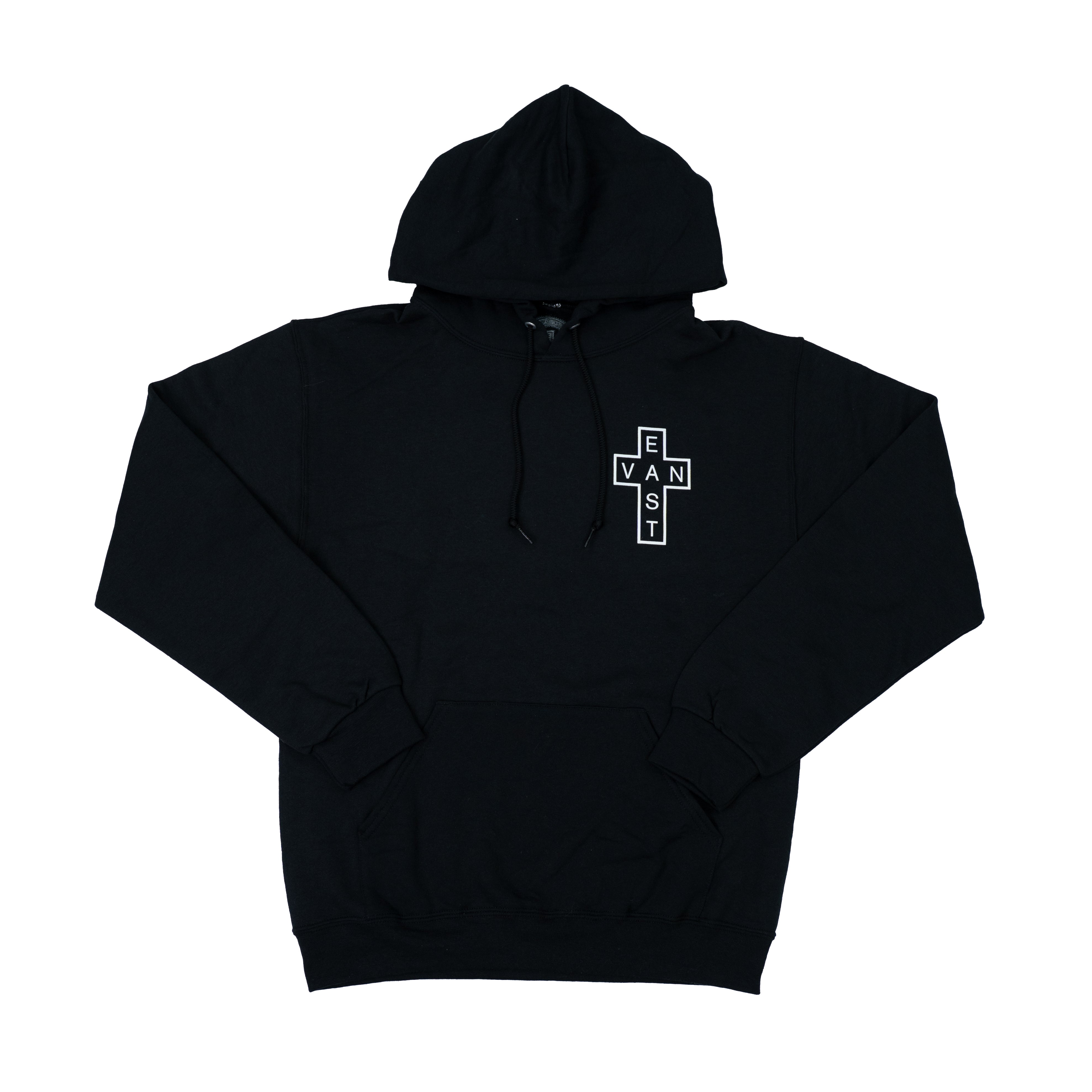 EAST VAN DOUBLE CROSS HOOD - BLACK – Dipt® Kicks